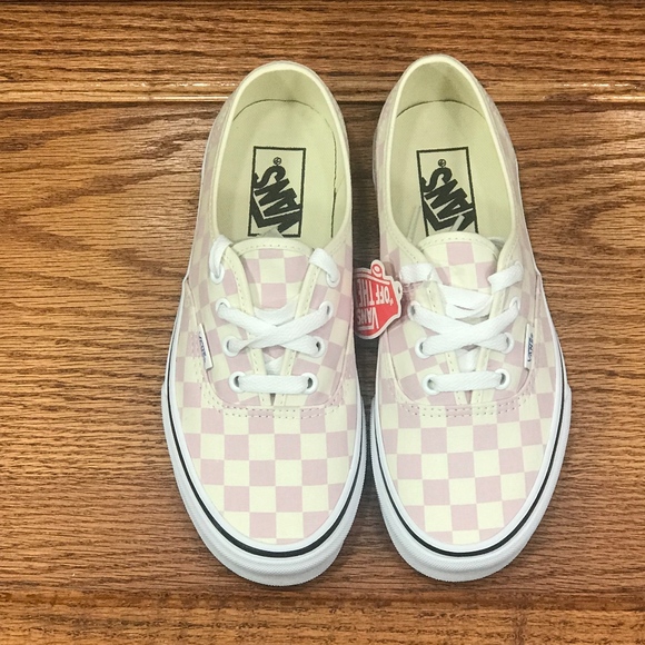 Vans | Shoes | Vans Authentic Checkerboard Chalk Pink | Poshmark